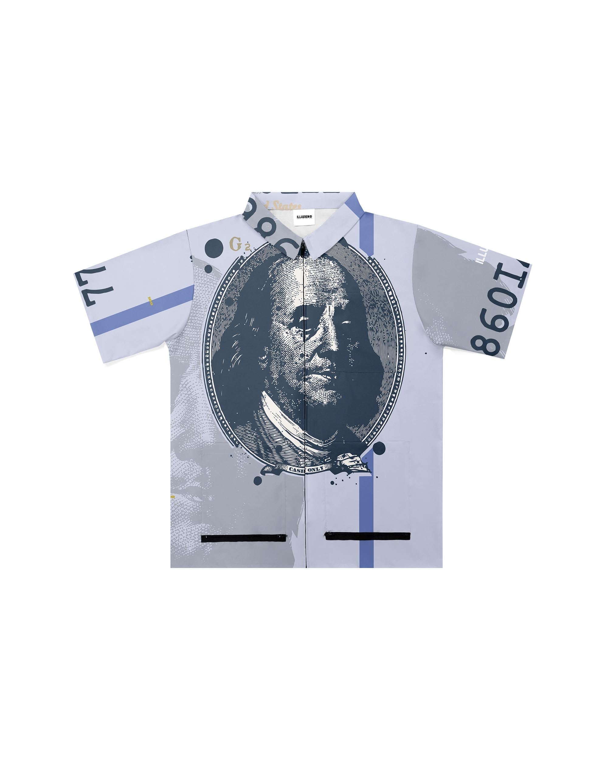 $100 Bill Traditional Barber Jacket – Illuzien